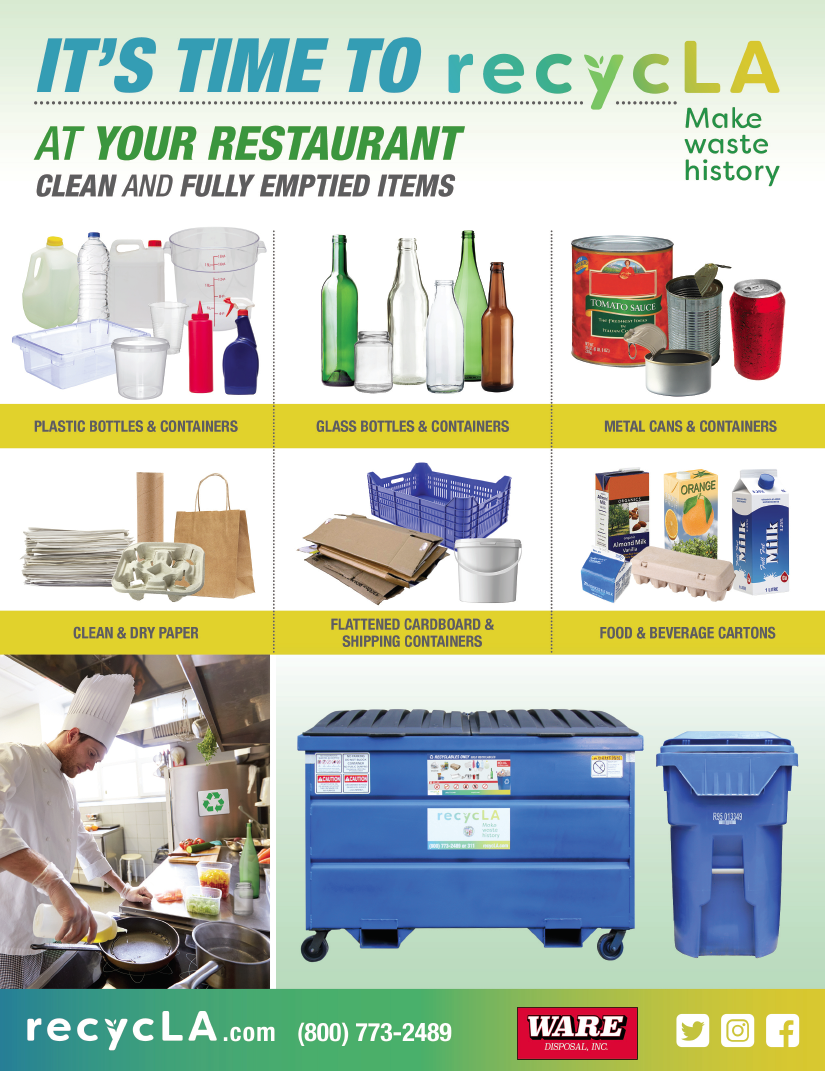 Industry Specific Time to recycLA – Ware Disposal