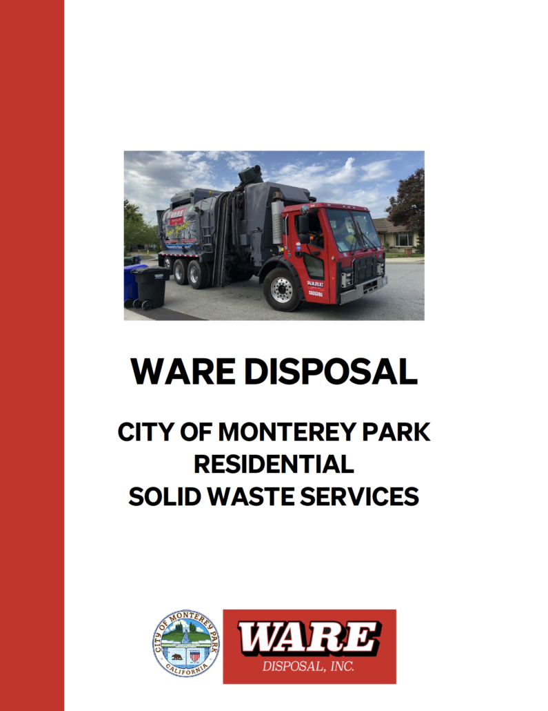 Monterey Park Welcome Packets - Ware Disposal